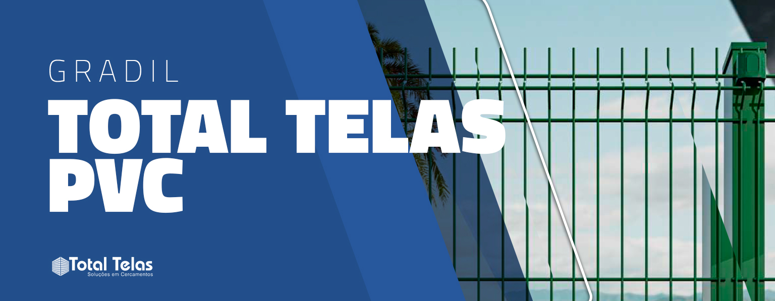 Gradil total telas pvc - resistência testada e comprovada - Total Telas